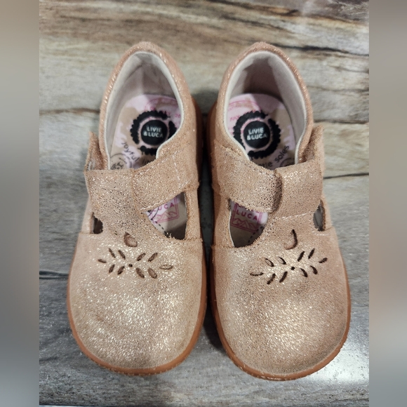Livie & Luca | Shoes | Livie Luca Gold Mary Janes | Poshmark